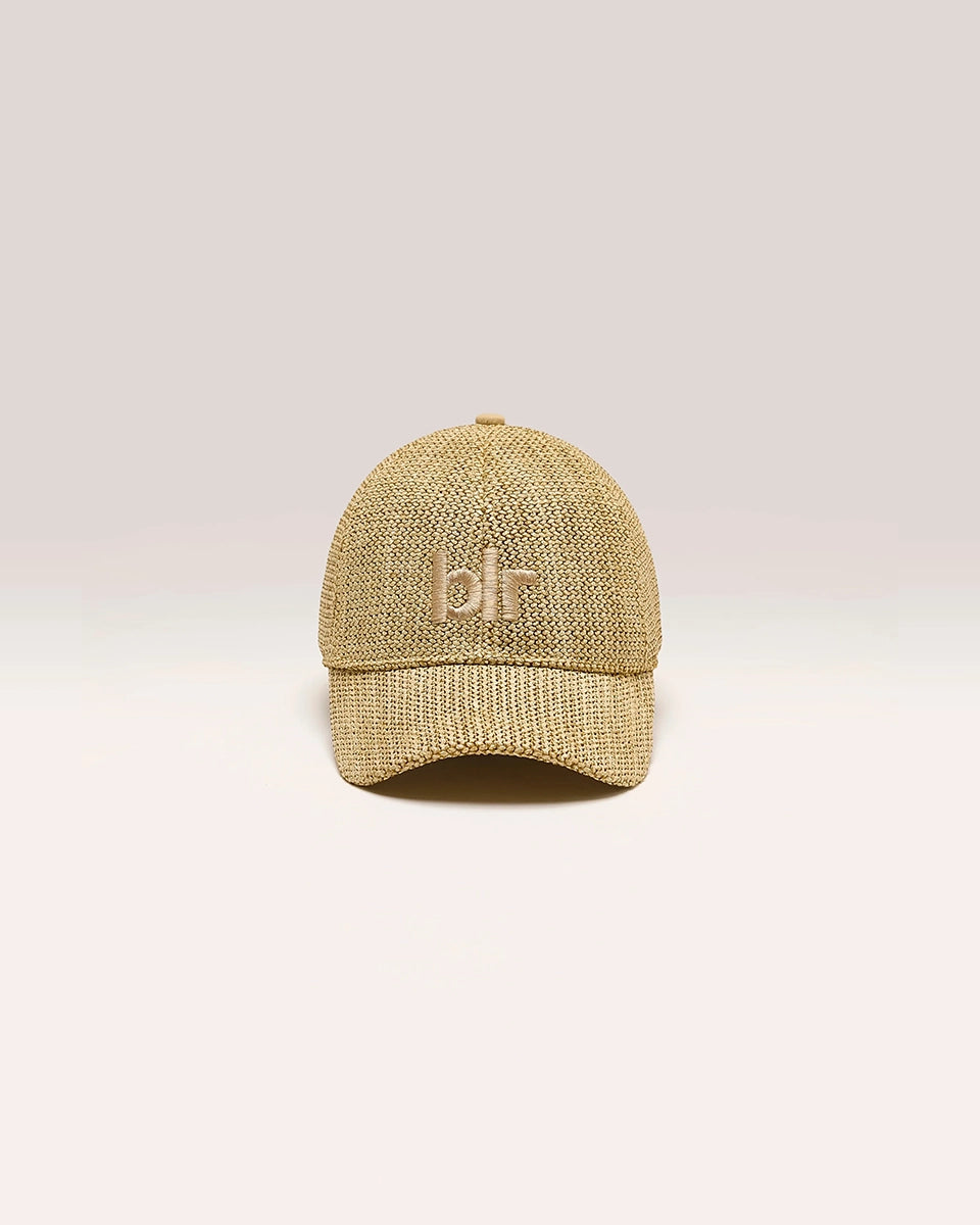 Pleciona czapka z daszkiem Bellerose Dace Antique Gold – Kyosk.pl