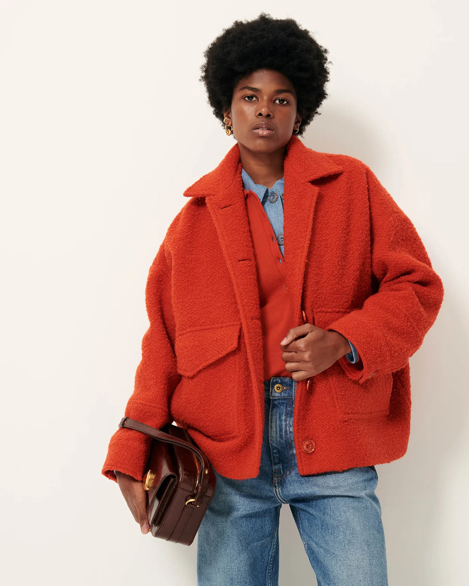 Morrison Vitamin Short Wool Coat With Collar – Kyosk.pl